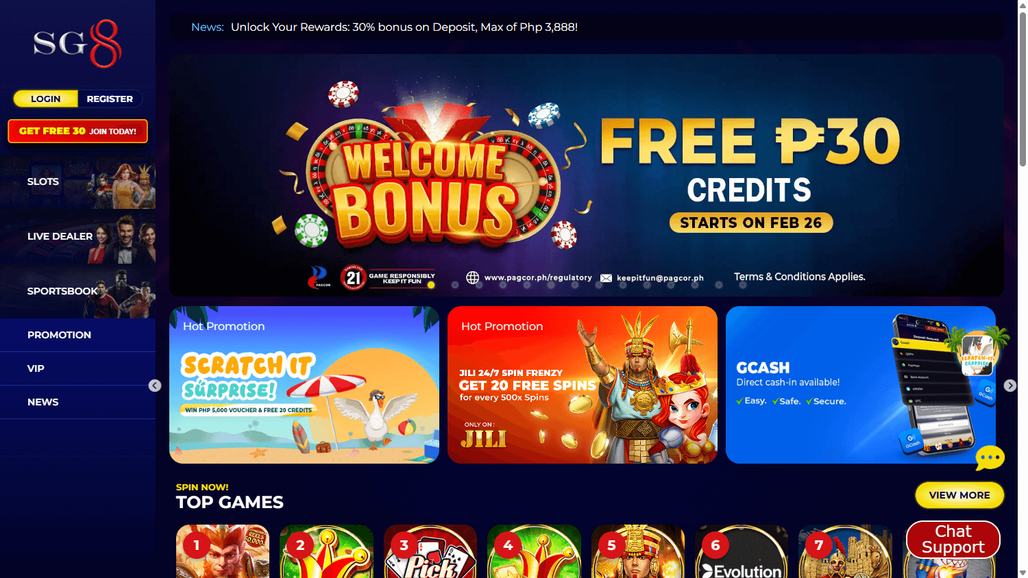 SG8 Casino Review – Expert & Player Ratings [2025]