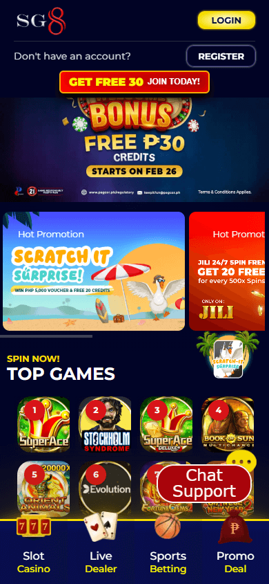 SG8 Casino Review – Expert & Player Ratings [2025]