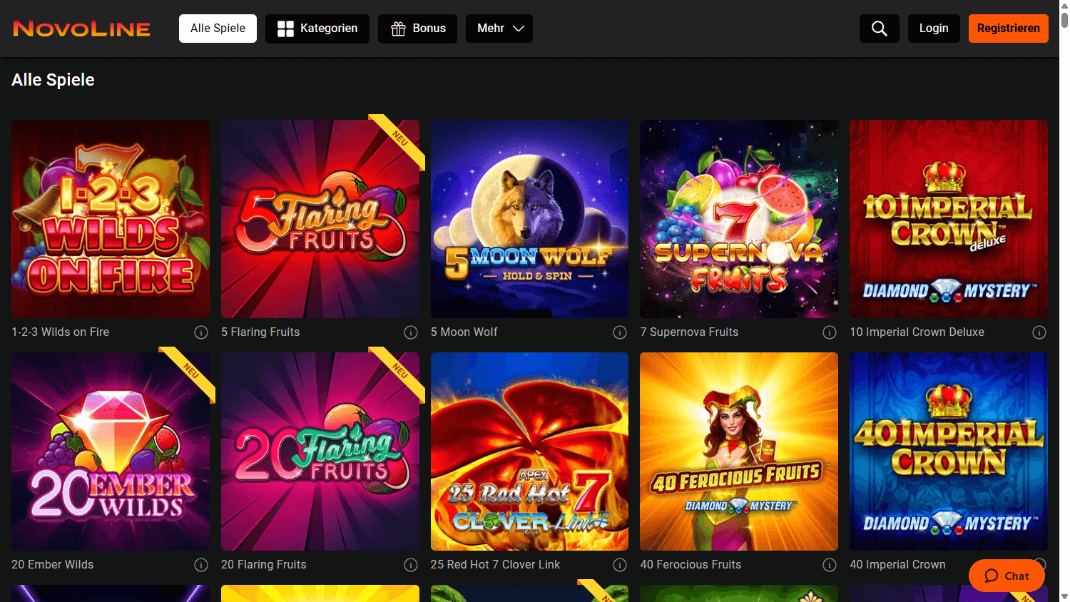 NOVOLINE Casino Review – Expert & Player Ratings [2025]