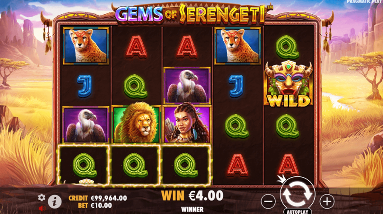 Gems of Serengeti Demo Play Free Slot Game