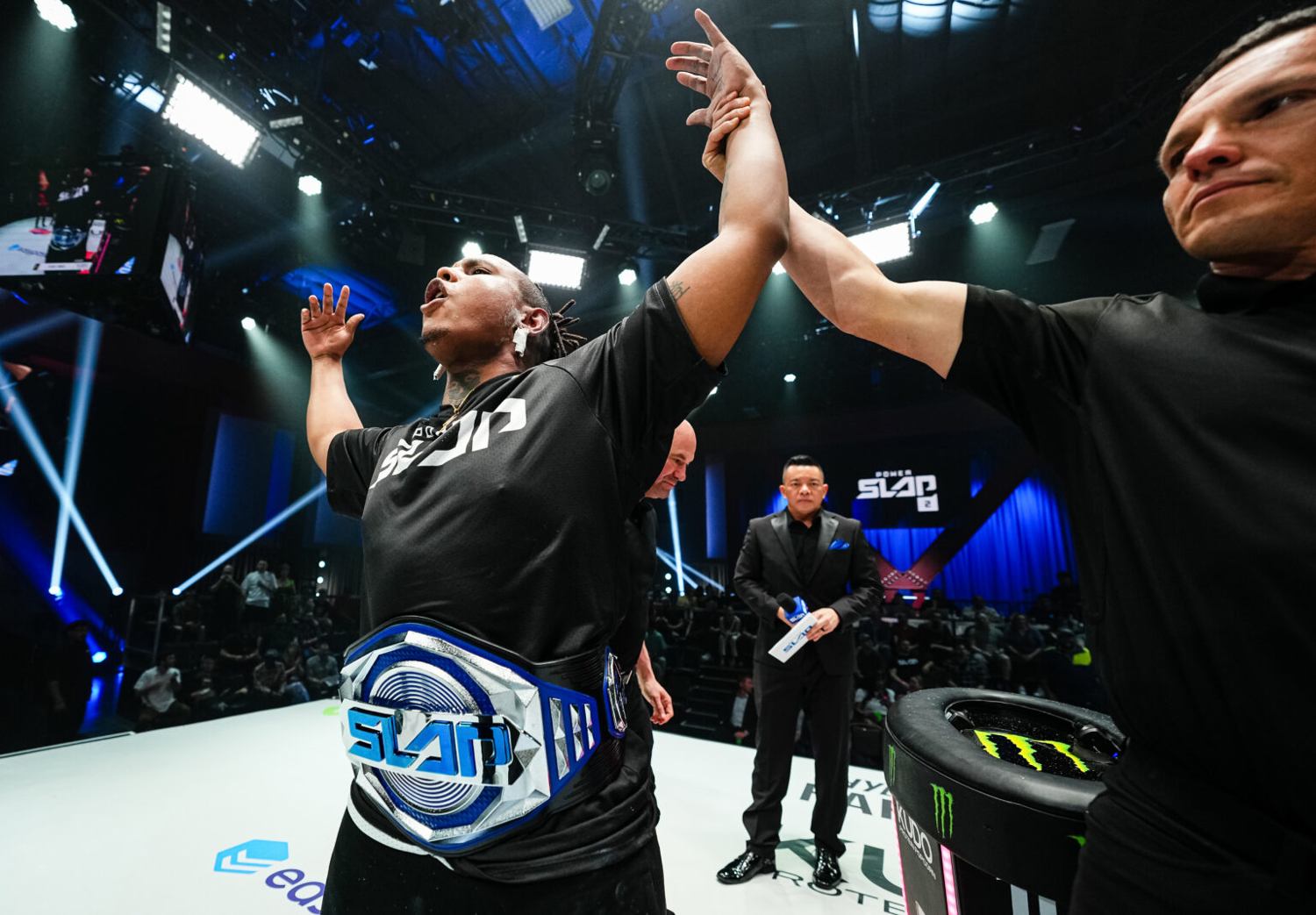 Who is the owner of Power Spal - the world's premier slap-fighting contest