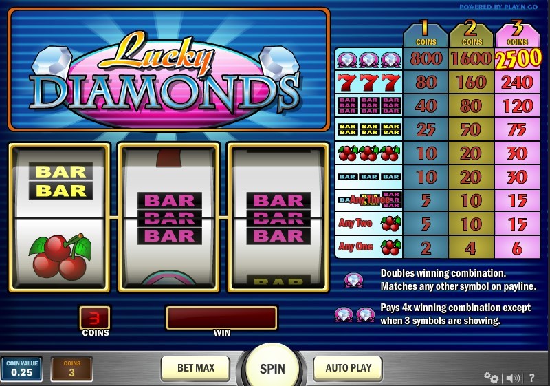 Lucky Diamonds Free Play in Demo Mode