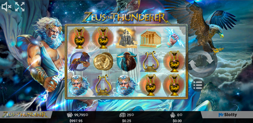 Zeus The Thunderer Demo Play Free Slot Game