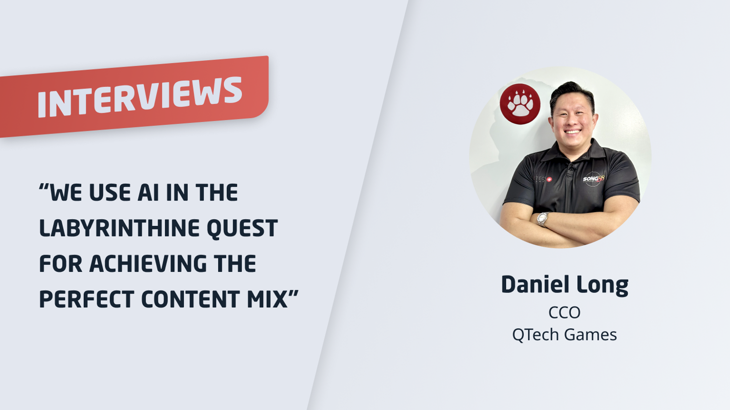 Daniel Long: “We use AI in the labyrinthine quest for achieving the ...