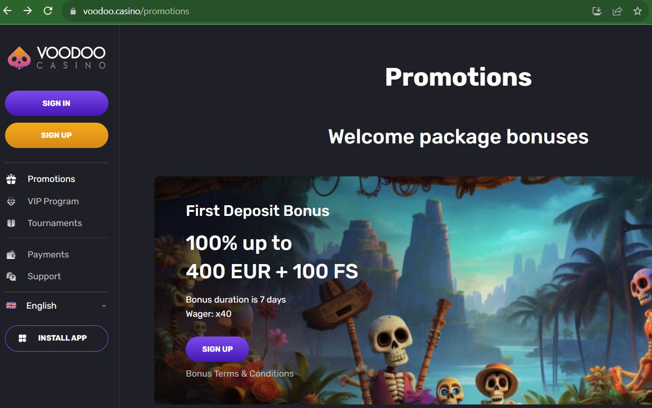 Voodoo Casino - Player unable to withdraw winnings over supposed limit. Voodoo Casino - Player unable to withdraw winnings over supposed limit.