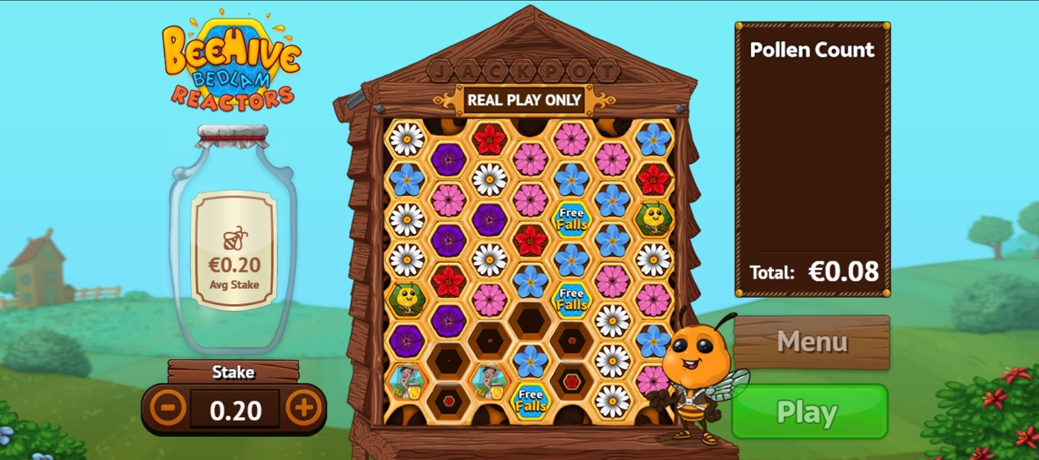BeeHive Bedlam Reactors Free Play in Demo Mode