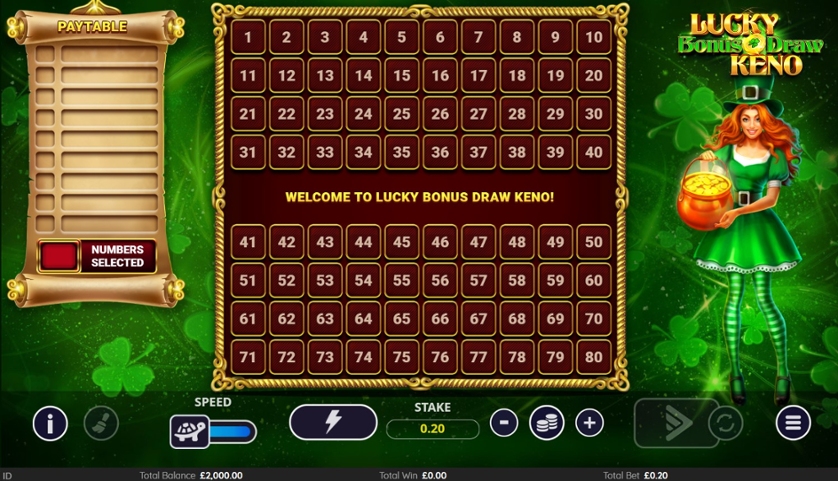 Lucky Bonus Draw Keno Demo Play Free Casino Game Lucky Bonus Draw Keno Demo Play Free Casino Game