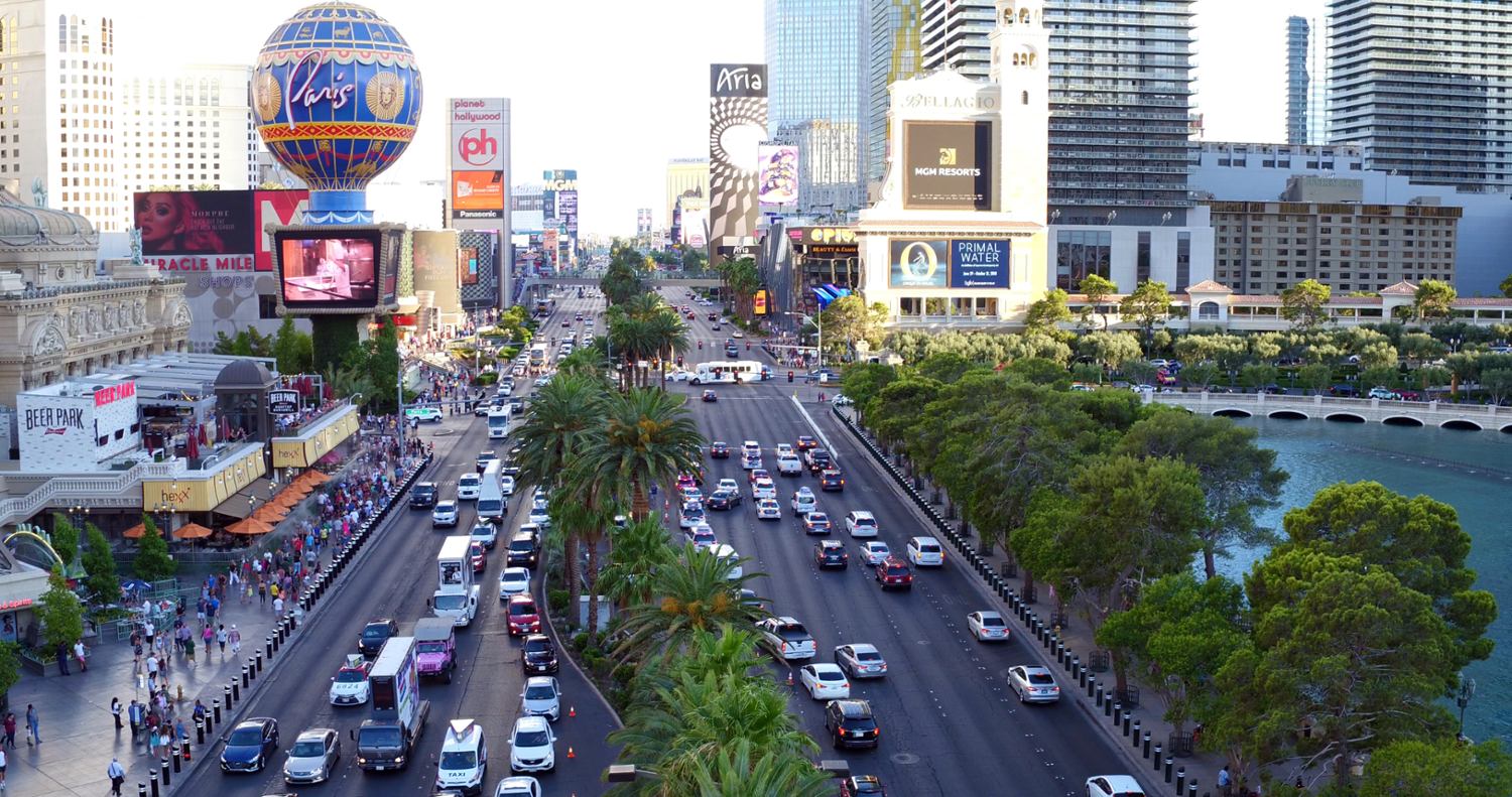 What was the first casino built on the Las Vegas Strip?