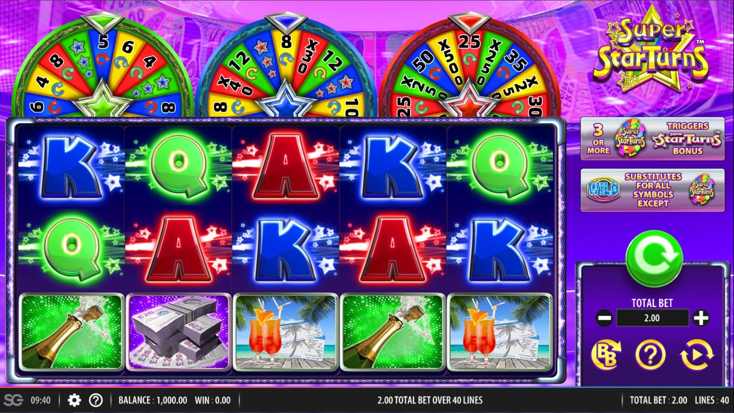 Super Star Turns Free Play in Demo Mode